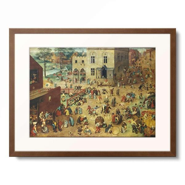 作家名： ピーテル・ブリューゲル 1世 ( 1525年頃 - 1569年 )タイトル：「子供の遊戯」国籍： フランドル　ネーデルランドジャンル　： 初期ネーデルランド絵画Bruegel, Pieter d. A./to 1525/30 - ...