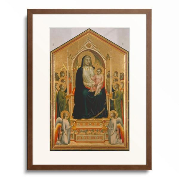 作家名： ジョット・ディ・ボンドーネ  ( 1267年 - 1337年 ) タイトル：「オニサンティの聖母（荘厳の聖母）」国籍： イタリア ジャンル： ゴシックEnthroned Madonna (Maesta)Giotto di Bond...