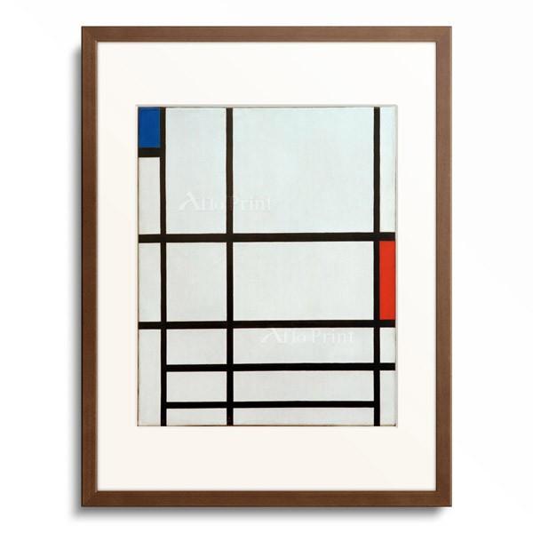 作家名： ピエト・モンドリアン  ( 1872年 - 1944年 ) タイトル：「赤、青、白のコンポジション」国籍： オランダ ジャンル　： ドイツ表現主義Mondrian, Piet,/1872-1944,/Dutch painter."...