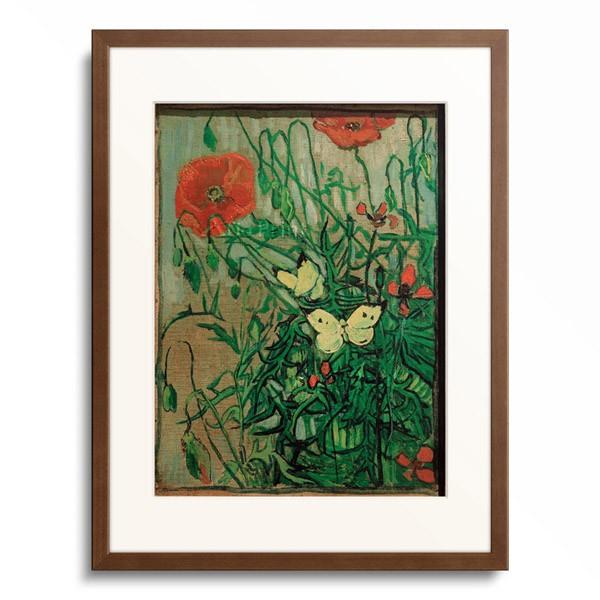 作家名： フィンセント・ファン・ゴッホ ( 1853年 - 1890年 ) タイトル：「ひなげしと蝶」国籍： オランダ ジャンル　印象派　ポスト印象派  Butterflies and Poppies Gogh, Vincent van/1...