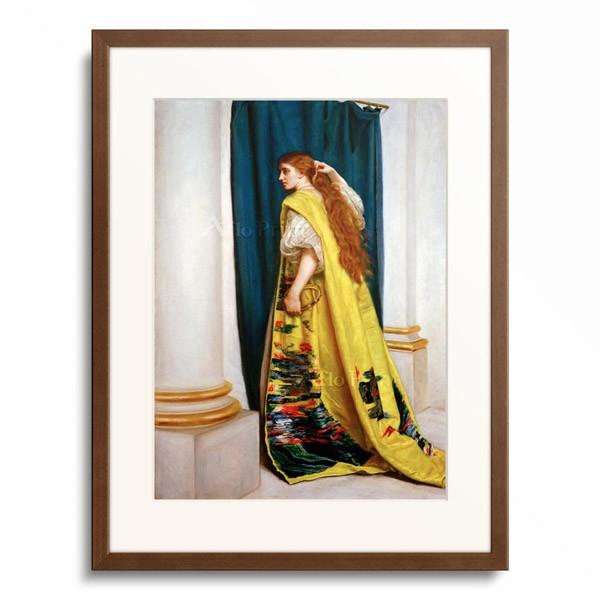 作家名： ジョン・エヴァレット・ミレイ  ( 1829年 - 1896年 ) タイトル：エステル国籍： イギリス ジャンル　： ラファエル前派Millais, John Everett/1829-1896./"Esther", 1863/6...