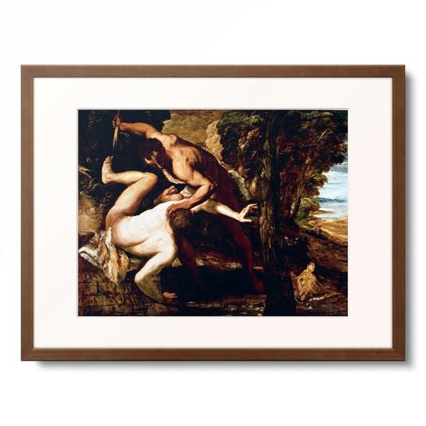作家名： ティントレット ( 1518年 - 1594年 ) タイトル：「カインとアベル」国籍： イタリア ジャンル　： ルネサンス　盛期ルネサンス　ヴェネツィア派Tintoretto, orignally Jacopo Robusti/1...