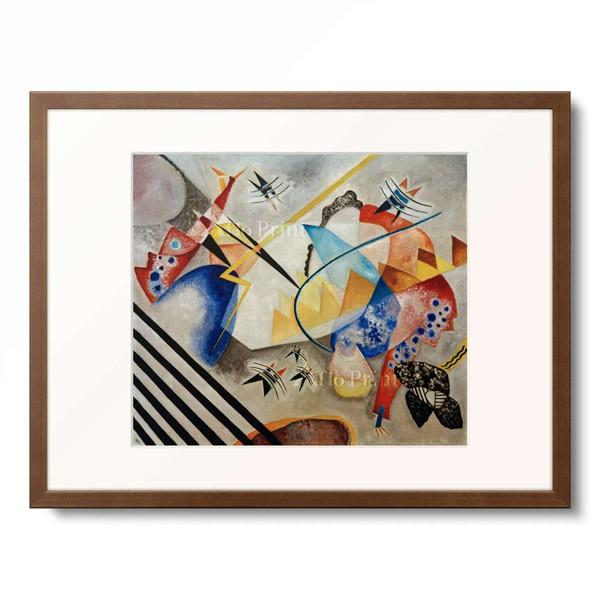 作家名： ワシリー・カンディンスキー ( 1866年 - 1944年 )タイトル：白い中心国籍： ロシアジャンル　： ドイツ表現主義 所蔵：ソロモン・R・グッゲンハイム美術館Kandinsky, Wassily./1866-1944./"W...