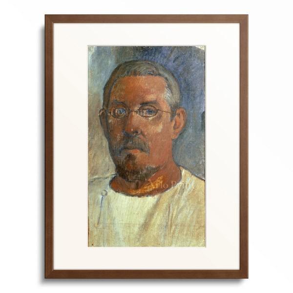 作家名： ポール・ゴーギャン  ( 1848年 - 1903年 ) タイトル：自画像フランスの画家ジャンル： 印象派　ポスト印象派 Self-portraitGauguin, Paul French Painter Paris 7.6.18...