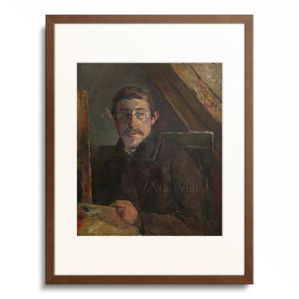 作家名： ポール・ゴーギャン  ( 1848年 - 1903年 ) タイトル：自画像フランスの画家ジャンル： 印象派　ポスト印象派 Self-portrait/Gauguin, Paul./French painter; Paris 7.6...