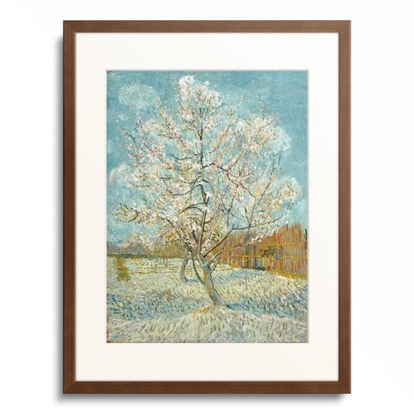 作家名： フィンセント・ファン・ゴッホ  ( 1853年 - 1890年 ) タイトル：花咲く桃の木（マウフェの思い出）国籍： オランダ ジャンル　印象派　ポスト印象派  Gogh, Vincent van/1853-1890."Der r...