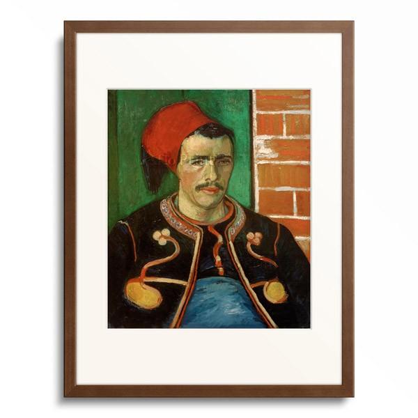 作家名： フィンセント・ファン・ゴッホ  ( 1853年 - 1890年 ) タイトル：ズアーヴ兵国籍： オランダ ジャンル　印象派　ポスト印象派  Gogh, Vincent van/1853-1890./"The Zouave", ar...