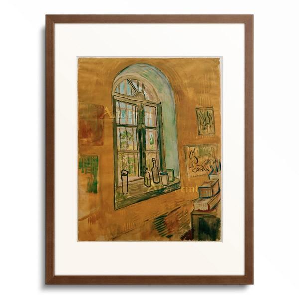 作家名： フィンセント・ファン・ゴッホ  ( 1853年 - 1890年 )タイトル：病室のフィンセントの画室の窓国籍： オランダ ジャンル　印象派　ポスト印象派  Gogh, Vincent van/1853-1890."Window i...