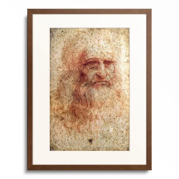 作家名： レオナルド・ダ・ヴィンチ  ( 1452年 - 1519年 ) タイトル： 自画像 国籍： イタリア ジャンル： ルネサンスLeonardo da Vinci (1452-1519), famous self-portrait o...