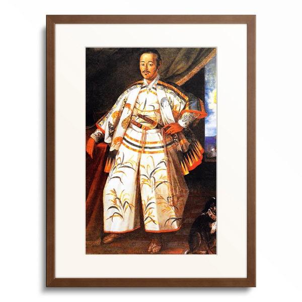 Japan: Hasekura Tsunenaga (1571-1622), leader of the Keicho Embassy from Japan to Europe (1613-1620), in Rome. Claude De...