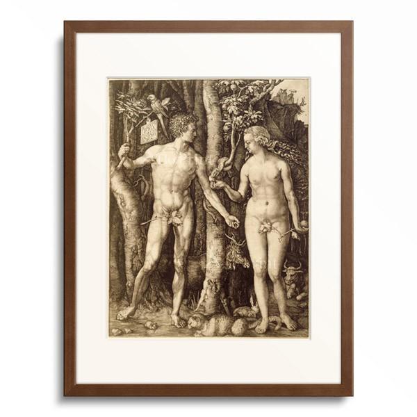 作家名： アルブレヒト・デューラー  ( 1471年 - 1528年 )国籍： ドイツ ジャンル： ルネサンス  Adam und Eva Durer, Albrecht.1471-1528."Adam und Eva", 1504. Ku...