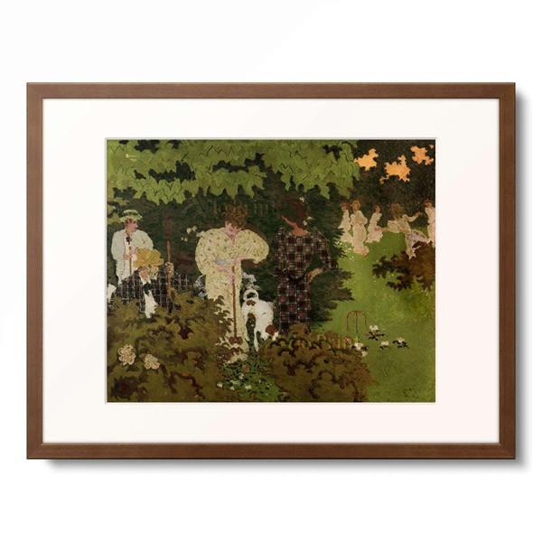 所蔵: オルセー美術館ジャンル: ナビ派　親密派フランスの画家  Bonnard, Pierre; 1867-1947 "Crepuscule ou La partie du croquet". (Dusk or the game of c...