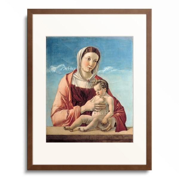 Bellini, Giovanni c. 1430 - 1516/circle."Mary with the Child" (so-called Madonna Frizzoni), c. 1470/75.On wood./Venice, ...