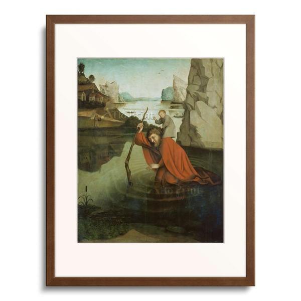 Artist:  Witz, Konrad,1400/10-1445 Imagetitle:  Der hl.Christophorus. Gegen 1435. Dimensions:  102 x 81 cm Location:  Ba...