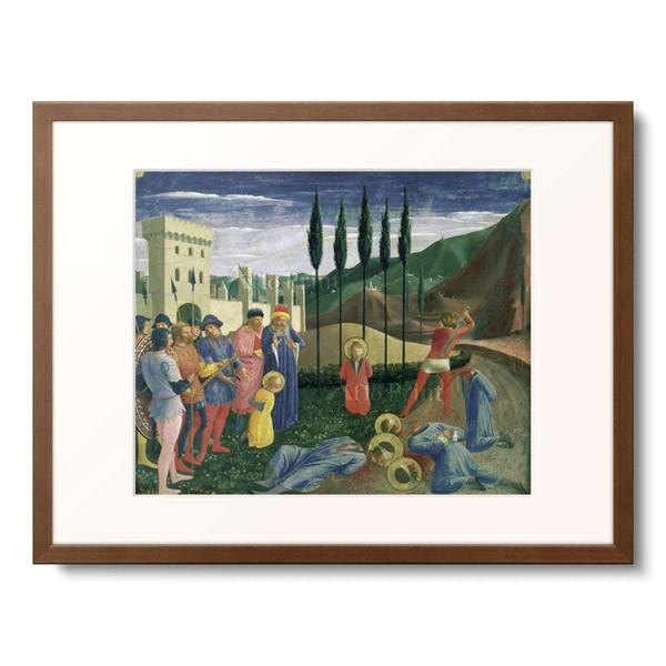 作家名： フラ・アンジェリコ  ( 1387年 - 1455年 )タイトル：「聖コスマスと聖ダミアヌスの殉教」国籍： イタリア ジャンル： ルネサンス所蔵：ルーヴル美術館The Martyrdom of Saints Cosmas and ...