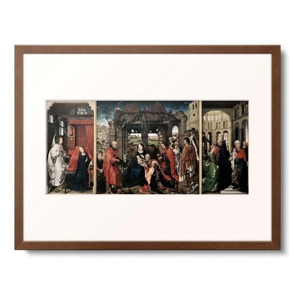 所蔵: アルテ・ピナコテークバイエルン州立絵画コレクション作家名： ロヒール・ヴァン・デル・ウェイデン ( 1399年 - 1464年 ) タイトル：「コロンバの祭壇画」国籍： ネーデルランド ジャンル： 初期ネーデルランド絵画　St. C...