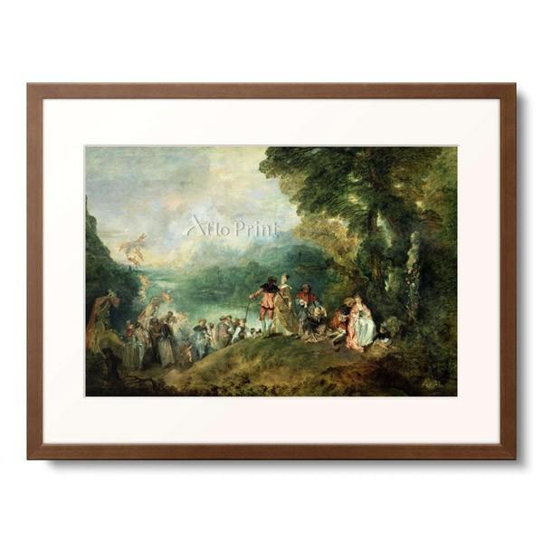 所蔵：ルーヴル美術館The Embarkation for Cythera  1717 Jean Antoine Watteau (1684-1721/French)  Oil on canvas Muse du Louvre, Paris
