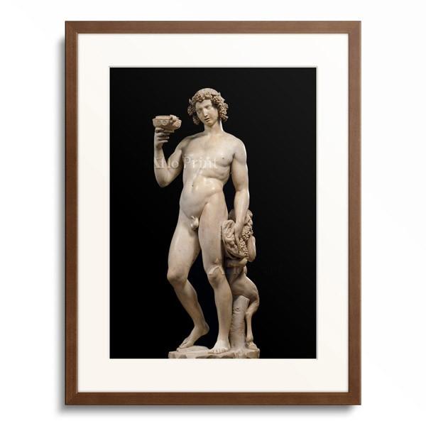 所蔵: バルジェッロ国立美術館作家名： ミケランジェロ・ブオナローティ  ( 1475年 - 1564年 ) タイトル：バッカス像国籍： イタリア ジャンル　： ルネサンスDrunken Bacchus/Michelangelo Buona...