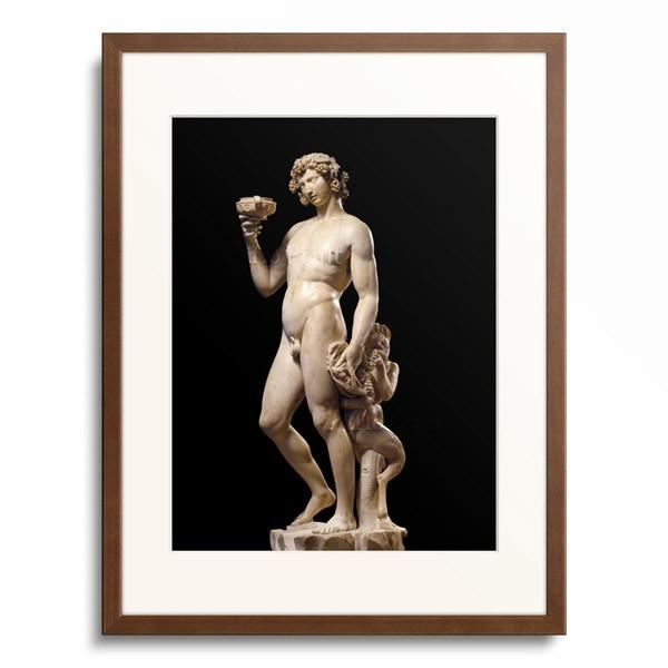 所蔵: バルジェッロ国立美術館作家名： ミケランジェロ・ブオナローティ  ( 1475年 - 1564年 ) タイトル：バッカス像国籍： イタリア ジャンル　： ルネサンスDrunken Bacchus/Michelangelo Buona...