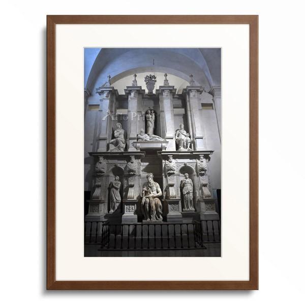 作家名： ミケランジェロ・ブオナローティ  ( 1475年 - 1564年 )タイトル：モーゼ像国籍： イタリア ジャンル　： ルネサンスMOSES, TOMB OF POPE JULIUS II by Michelangelo/The s...