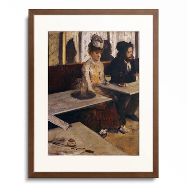 作家名： エドガー・ドガ ( 1834年 - 1917年 ) タイトル：アプサントを飲む人（カフェにて） フランスの画家ジャンル： 印象派 Artist：Degas, Edgar (1834-1917), "Absinth", 1876. ...