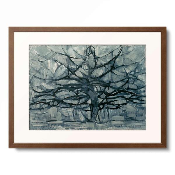 Grey tree/Mondrian, Piet 1872-1944."Grey tree", 1911.Oil on canvas, 78.5 × 107.5cm./The Hague, Gemeentemuseum.Identifier...