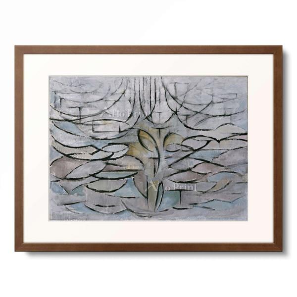 Blossoming apple tree/Mondrian, Piet 1872-1944."Blossoming apple tree", 1912.Oil on canvas, 78.5 × 107.5cm./The Hague, G...