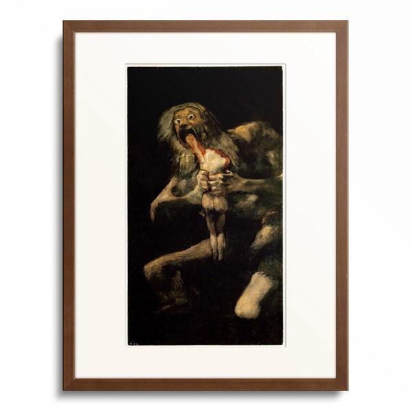 作家名： フランシスコ・ホセ・デ・ゴヤ・イ・ルシエンテス  ( 1746年 - 1828年 )タイトル：「我が子を食らうサトゥルヌス」国籍： スペイン ジャンル　：  ロマン主義 Saturn Devouring His SonGoya, ...