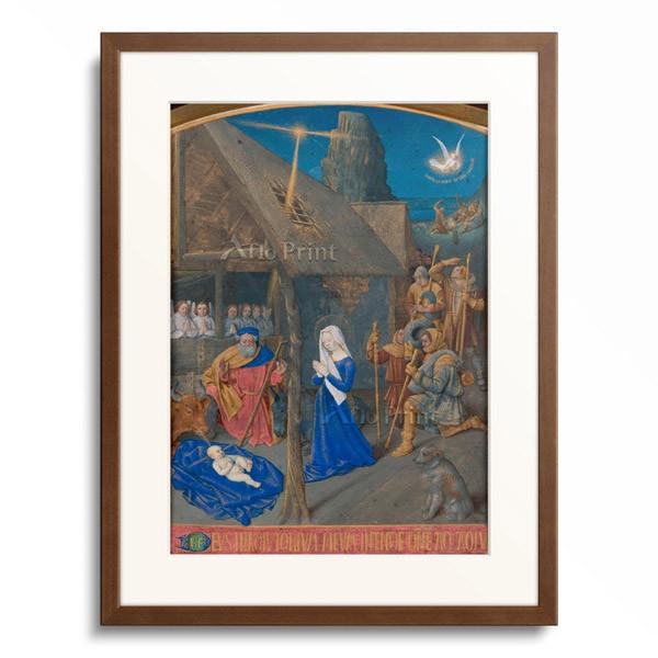 J.Fouquet, Birth of Christ / IlluminationFouquet, Jean; c. 1415/20 - 1477/81. "Birth of Christ and Adoration of the shep...