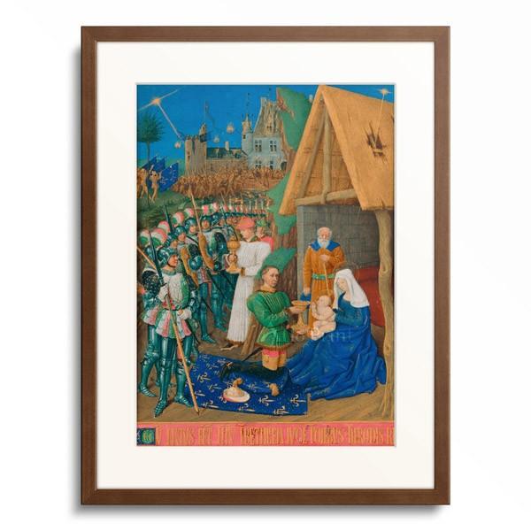 Charles VII, / Adoration o. t. Magi / FouquetCharles VV., King of France (1422-61).1403-1461. "The Adoration of the Magi...