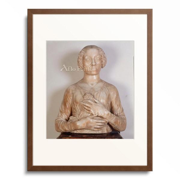 所蔵: バルジェッロ国立美術館The lady with the beautiful handsVerrocchio, Andrea del, origin. Andrea de' Cioni; 1435-1488. "The lady w...