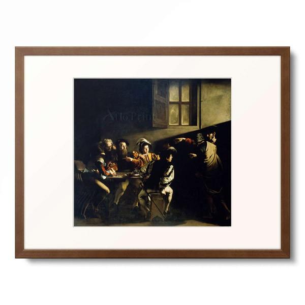 作家名： ミケランジェロ・メリージ・ダ・カラヴァッジオ ( 通称 カラヴァッジョ )  ( 1571年 - 1610年 ) タイトル :  聖マタイの召命 国籍： イタリア ジャンル： バロック Caravaggio, origin. Mi...