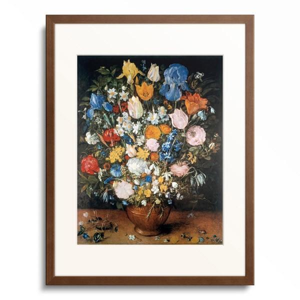 作家名： ヤン・ブリューゲル 1世 ( 1568年 - 1625年 )国籍： フランドル　ネーデルランドジャンル： バロックBlumenstrauss in TonvaseBrueghel, Jan d. A. 1568-1625. "Bl...