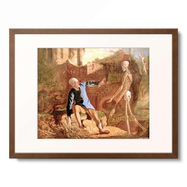 Wright of Derby, Joseph 1734-1797."The old man and death" -Oil on canvas, 63,5 × 76,2 cm./Liverpool, Walker Art Gallery....