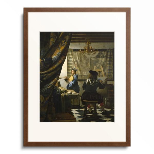 所蔵: ウィーン美術史美術館オランダの画家 ジャンル: バロック / 17世紀 / オランダ絵画黄金期Vermeer, Jan, Gen. Vermeer van Delft. 1632-1675. "The painting art" (...