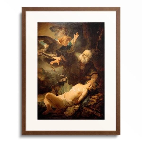 "Abraham's Sacrifice of Isaac", 1635.Oil on canvas, 193 × 133cm./St Petersburg, State Hermitage.Artist : REMBRANDT HARME...