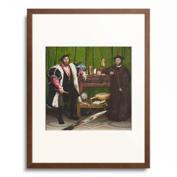 作家名： ハンス・ホルバイン（子) ( 1497年頃 - 1543年頃 )タイトル：「大使たち（ジャン・ド・ダントヴィルとジョルジュ・ド・セルヴの肖像）」国籍： ドイツ ジャンル　： 北方ルネサンス  ean de Dinteville a...