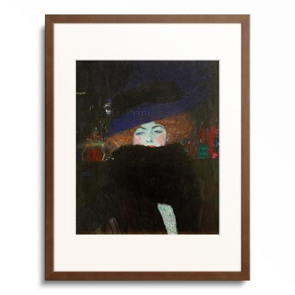 作家名：グスタフ・クリムト ( 1862年 - 1918年 )国籍：オーストリアジャンル　： 象徴主義　ウィーン分離派　アール・ヌーヴォー Woman with Hat and FeatherboaKlimt, Gustav 1862-19...