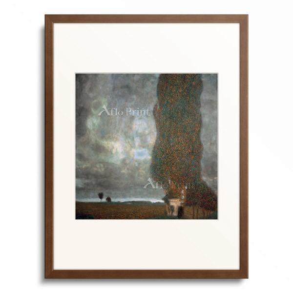 作家名：グスタフ・クリムト ( 1862年 - 1918年 )国籍：オーストリアジャンル　： 象徴主義　ウィーン分離派　アール・ヌーヴォー Klimt, Gustav 1862-1918."Die Grosse Pappel II" (Au...