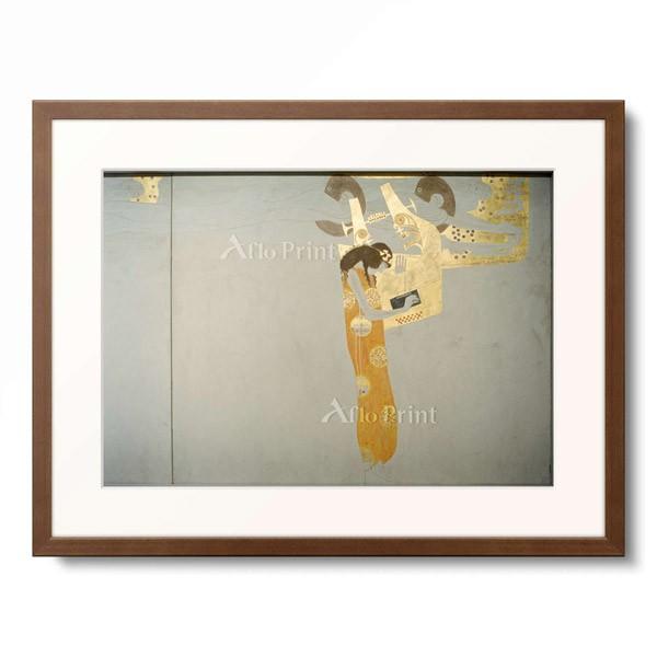 国籍：オーストリアジャンル： アール・ヌーヴォー 所蔵: セセッション館Beethovenfries - Die schwebenden Genien: Poesie/Klimt, Gustav. 1862-1918."Beethovenf...