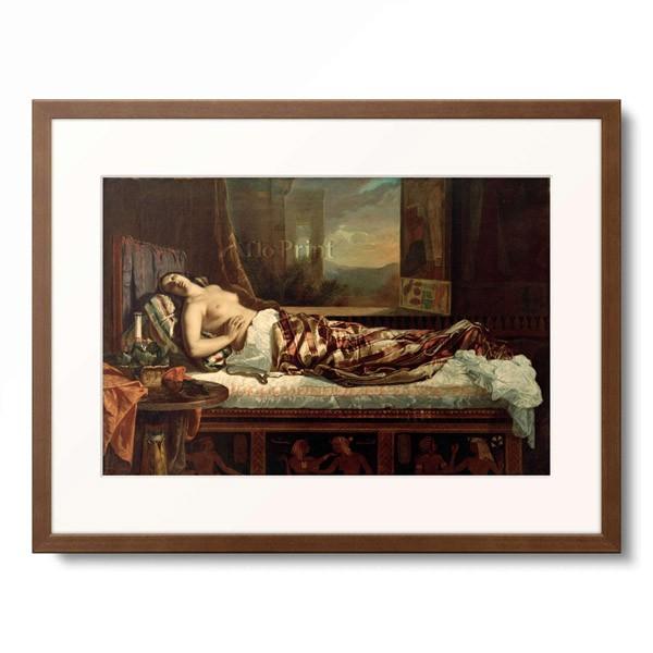 Kleopatra VII. Philopator; agypt. Konigin; 69 - 30 v. Chr."Cleopatre" (Kleopatra).(Selbstmord der Kleopatra durch den Bi...