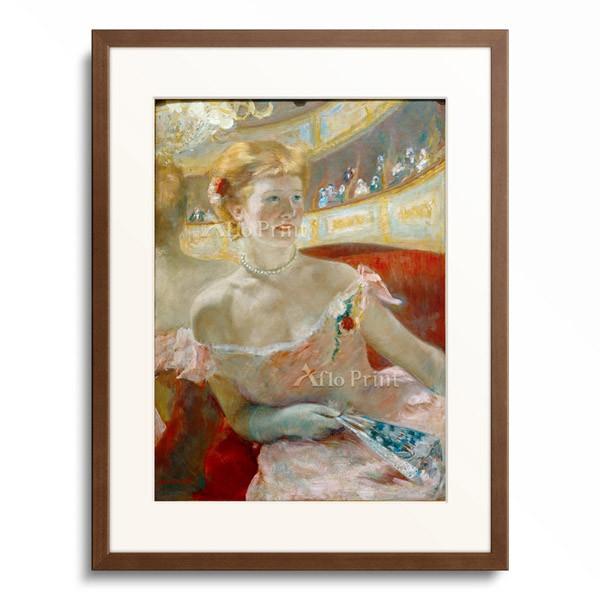 Cassatt, Mary 1845-1926."Woman in a Box with a pearl necklace", 1879.Oil on canvas, 81.3 × 59.7cm.Inv. Nr. 1978-1-5Beque...