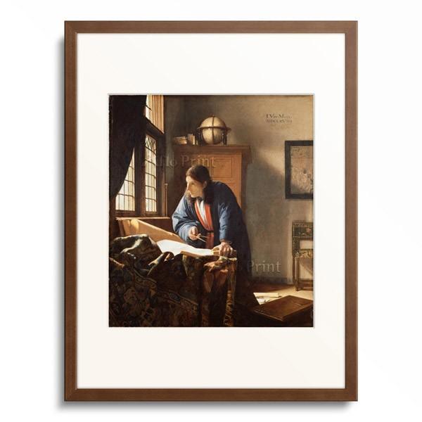 所蔵: シュテーデル美術館オランダの画家ジャンル: バロック / 17世紀 / オランダ絵画黄金期The geographer/Vermeer, Jan, called Vermeer van Delft 1632-1675."The ge...