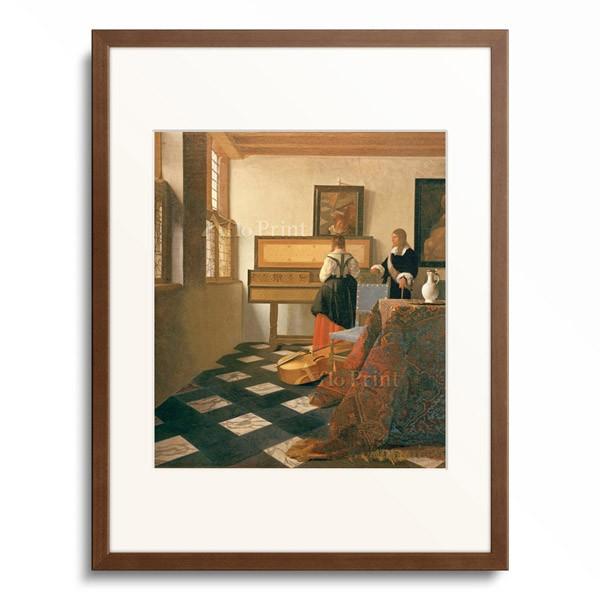 所蔵: イギリス王室コレクションオランダの画家ジャンル: バロック / 17世紀 / オランダ絵画黄金期The music lesson/Vermeer, Jan (Johannes), called Vermeer van Delft; ...