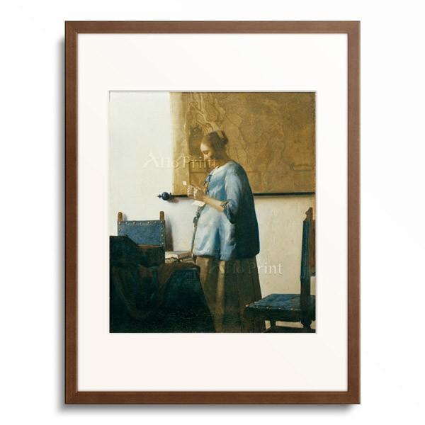 所蔵: アムステルダム国立美術館オランダの画家ジャンル: バロック / 17世紀 / オランダ絵画黄金期Woman in blue reading a letter/Vermeer, Jan (Johannes), called Verme...