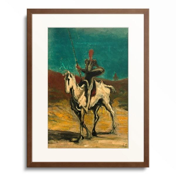 作家名： オノレ・ドーミエ ( 1808年 - 1879年 )タイトル：「ドン・キホーテ」フランスの画家ジャンル： 写実主義 ロマン派所蔵: ノイエ・ピナコテークバイエルン州立絵画コレクションzu: Cervantes, Miguel de...