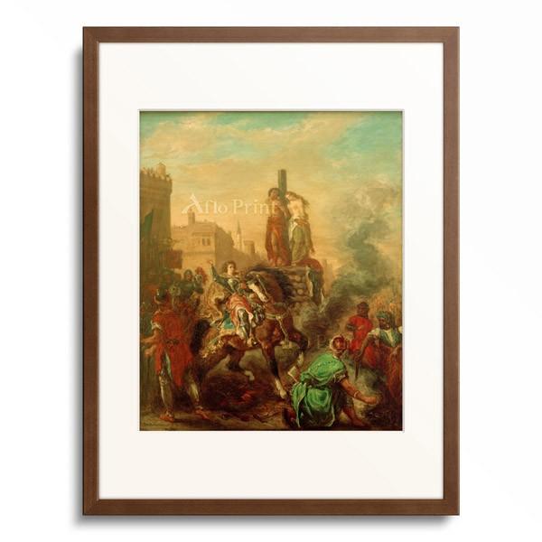 作家名： フェルディナン・ヴィクトール・ウジェーヌ・ドラクロワ ( 1798年 - 1863年 ) フランスの画家ジャンル： ロマン主義 所蔵: ノイエ・ピナコテークバイエルン州立絵画コレクションAriosto, Ludovico; ita...