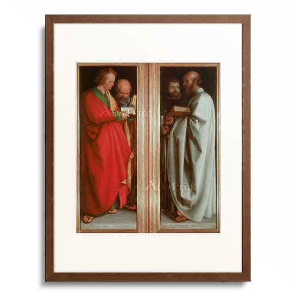 Durer, Albrecht 1471-1528."Die vier Apostel", 1526.Linke Tafel: Johannes Ev. und Petrus,Auf Lindenholz, 215,5 × 76 cm.Re...