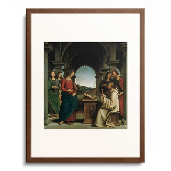 所蔵: アルテ・ピナコテークバイエルン州立絵画コレクション作家名 ： ペルジーノ  ( 1450年頃 - 1523年 ) タイトル :  聖ベルナルドゥスの幻視国籍 ： イタリア ジャンル ： ルネサンス　フィレンツェ派Perugino, ...