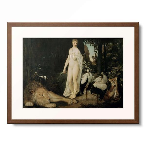 作家名：グスタフ・クリムト ( 1862年 - 1918年 )国籍：オーストリアジャンル　： 象徴主義　ウィーン分離派　アール・ヌーヴォー Klimt, Gustav. 1862-1918."Fabel", 1883. (Mit Motiv...